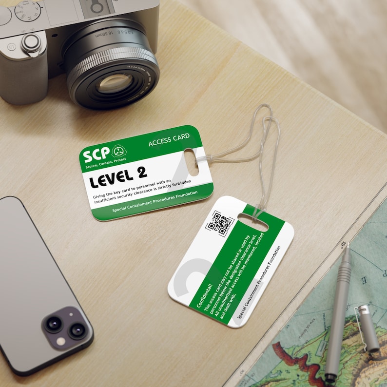SCP ID Card, Cosplay ID Card, Mtf Id Card, Access Card, Scp Foundation ...