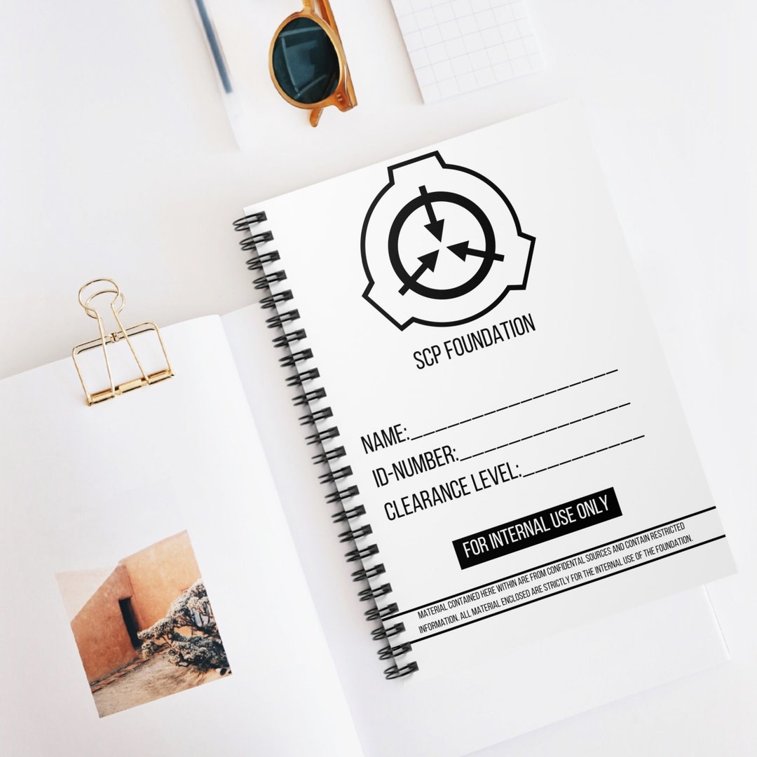 SCP Notebook, SCP Journal, Mtf Notebook, Scp Research Notes, Scp ...