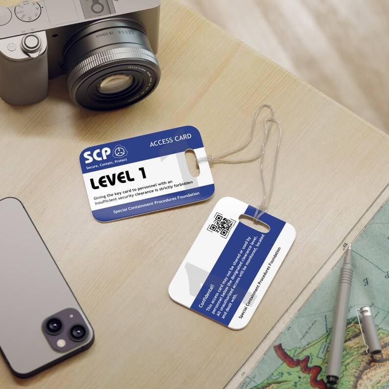 SCP ID Card, Cosplay ID Card, Mtf Id Card, Access Card, Scp Foundation, Role Playing Games, Task ...