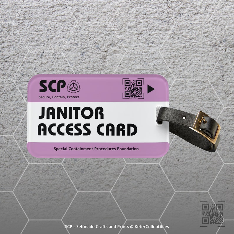 SCP ID Card Scp Foundation MTF Access Card Task Force Special Unit ...