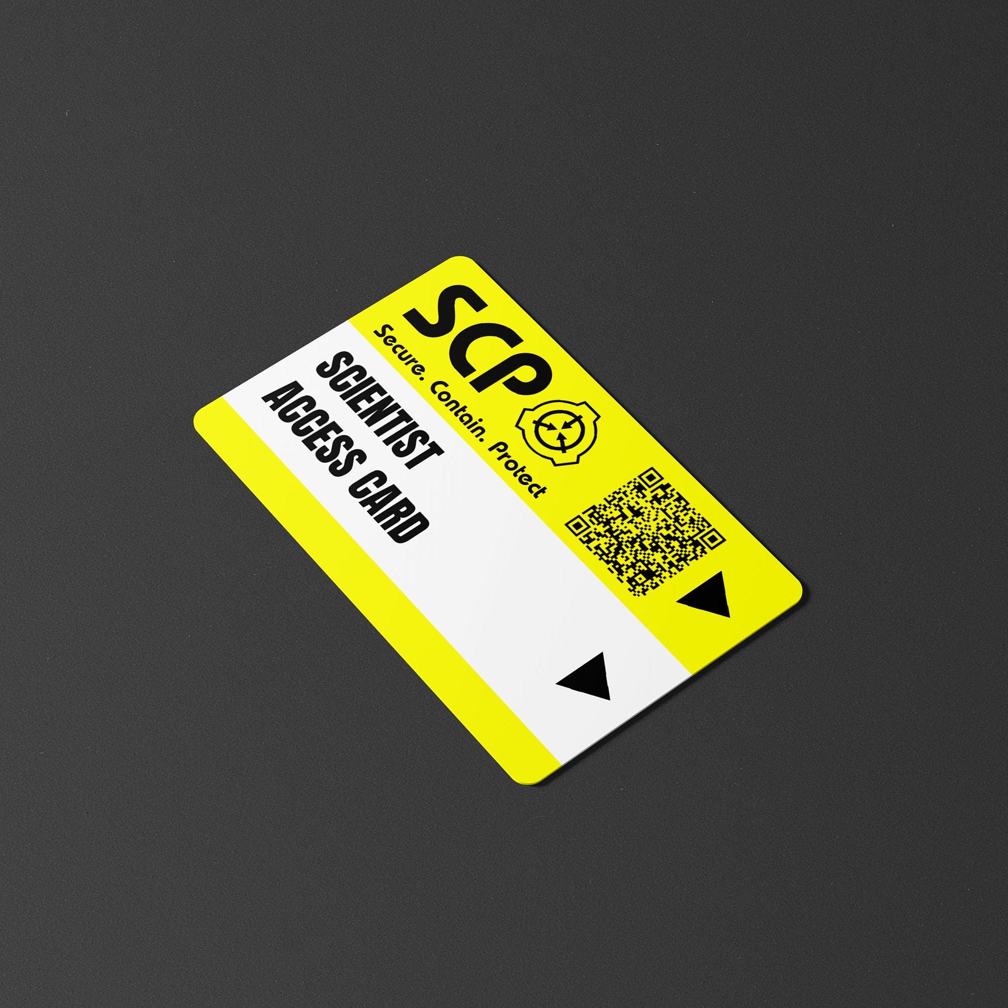 SCP Access Cards Canva Template Containment Breach Video Game Secret ...