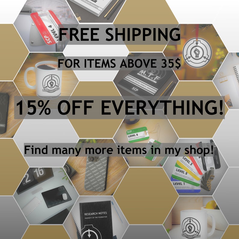 SCP Containment Breach Keycard Canva Template for Printing, Plastic ID ...