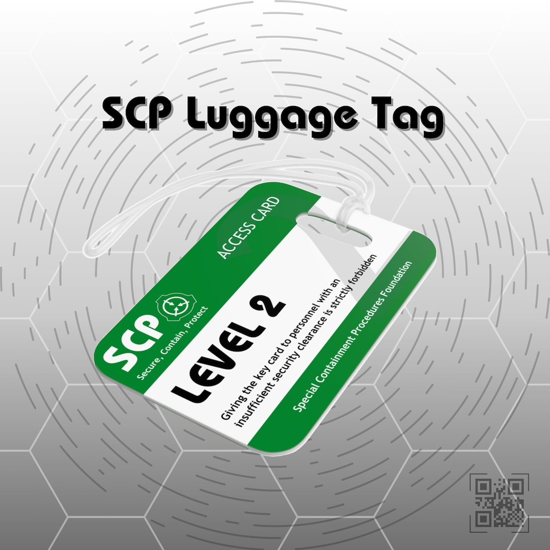 SCP ID Card, Cosplay ID Card, Mtf Id Card, Access Card, Scp Foundation ...