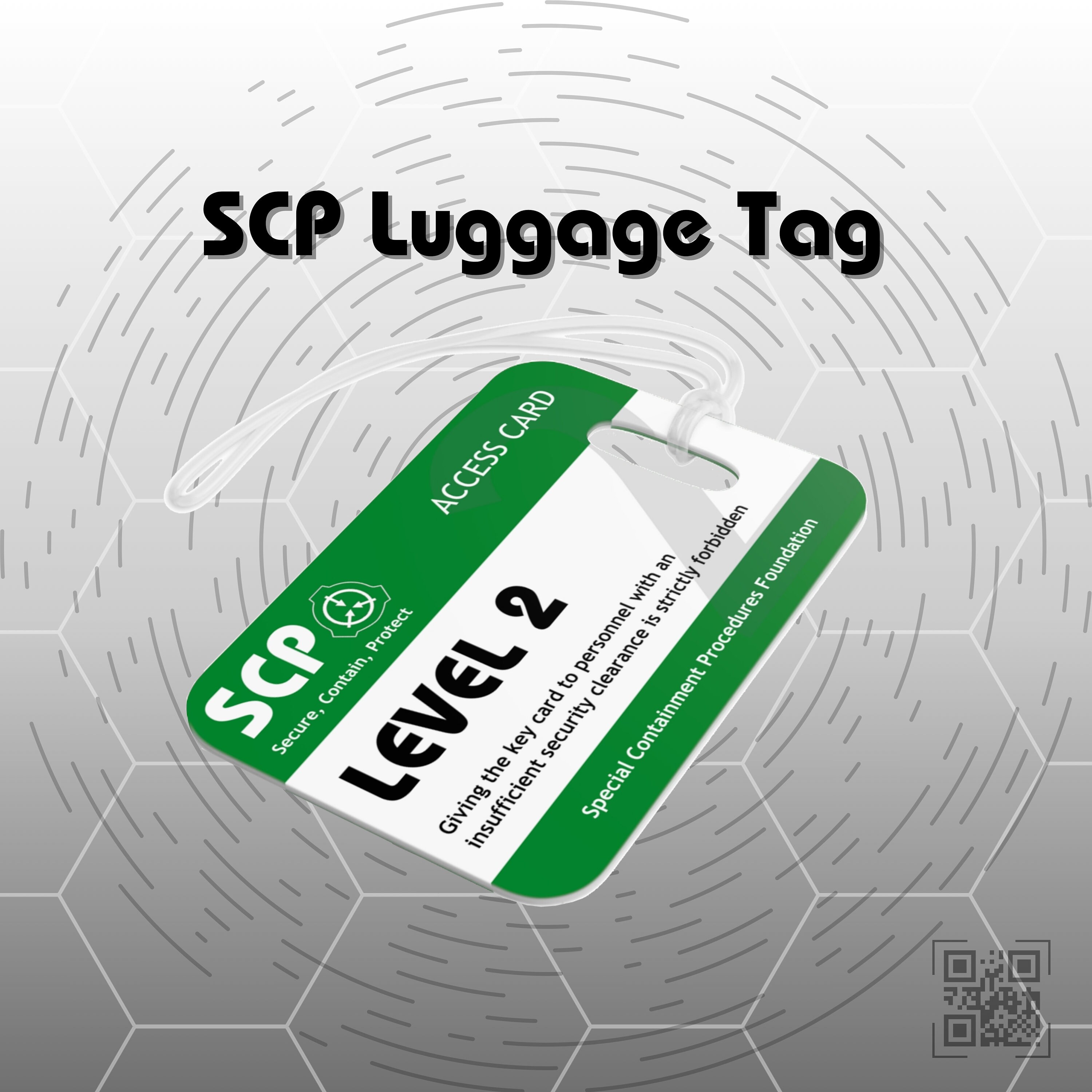 SCP ID Card, Cosplay ID Card, Mtf Id Card, Access Card, Scp Foundation ...