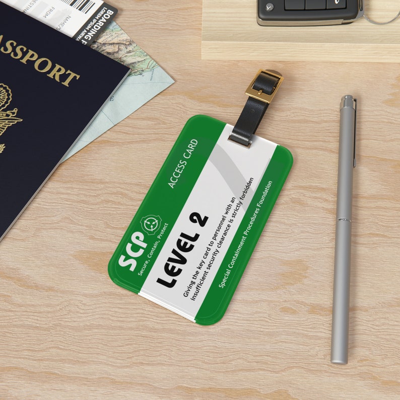 SCP ID Card Scp Foundation MTF Access Card Task Force Special Unit ...