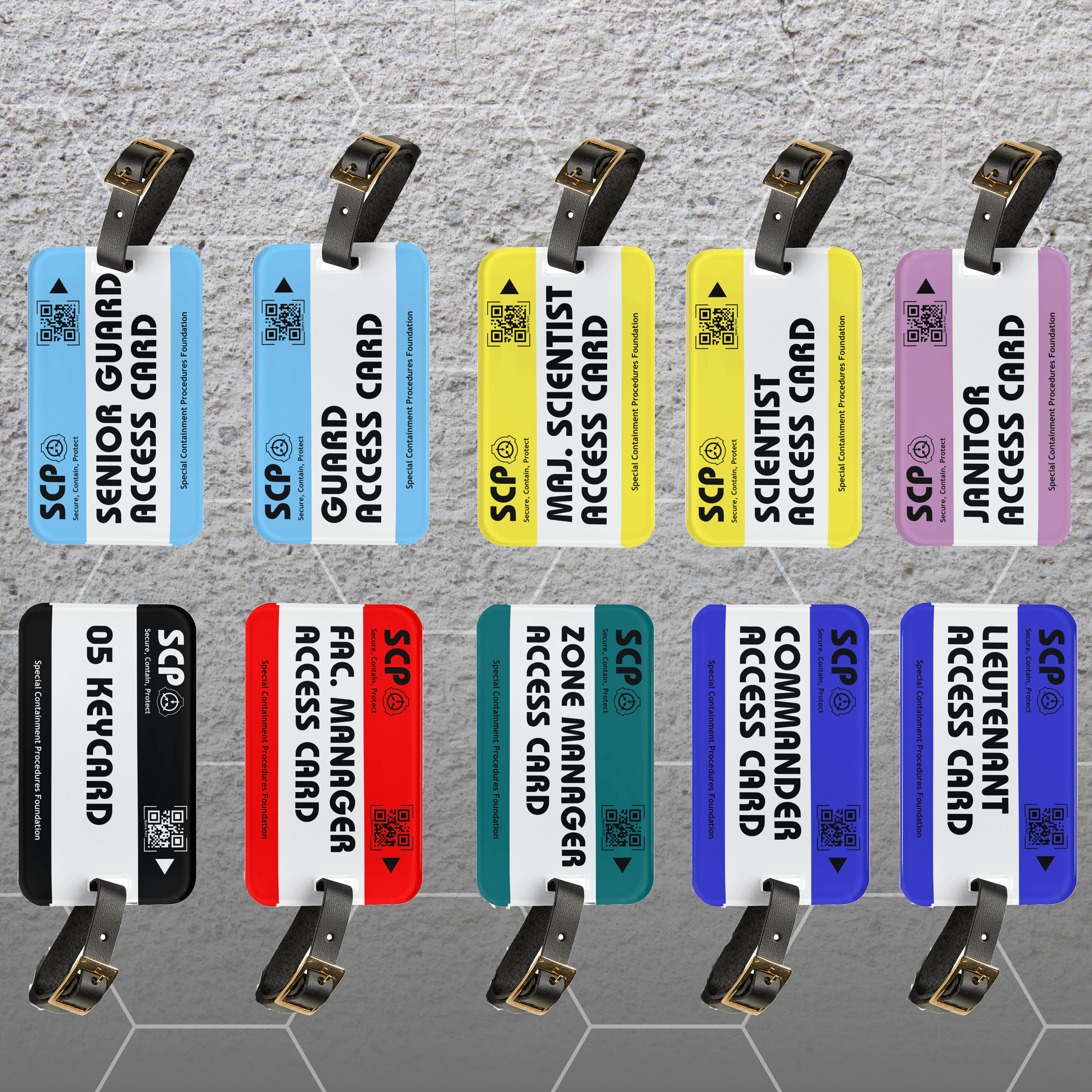 SCP ID Card Scp Foundation MTF Access Card Task Force Special Unit ...