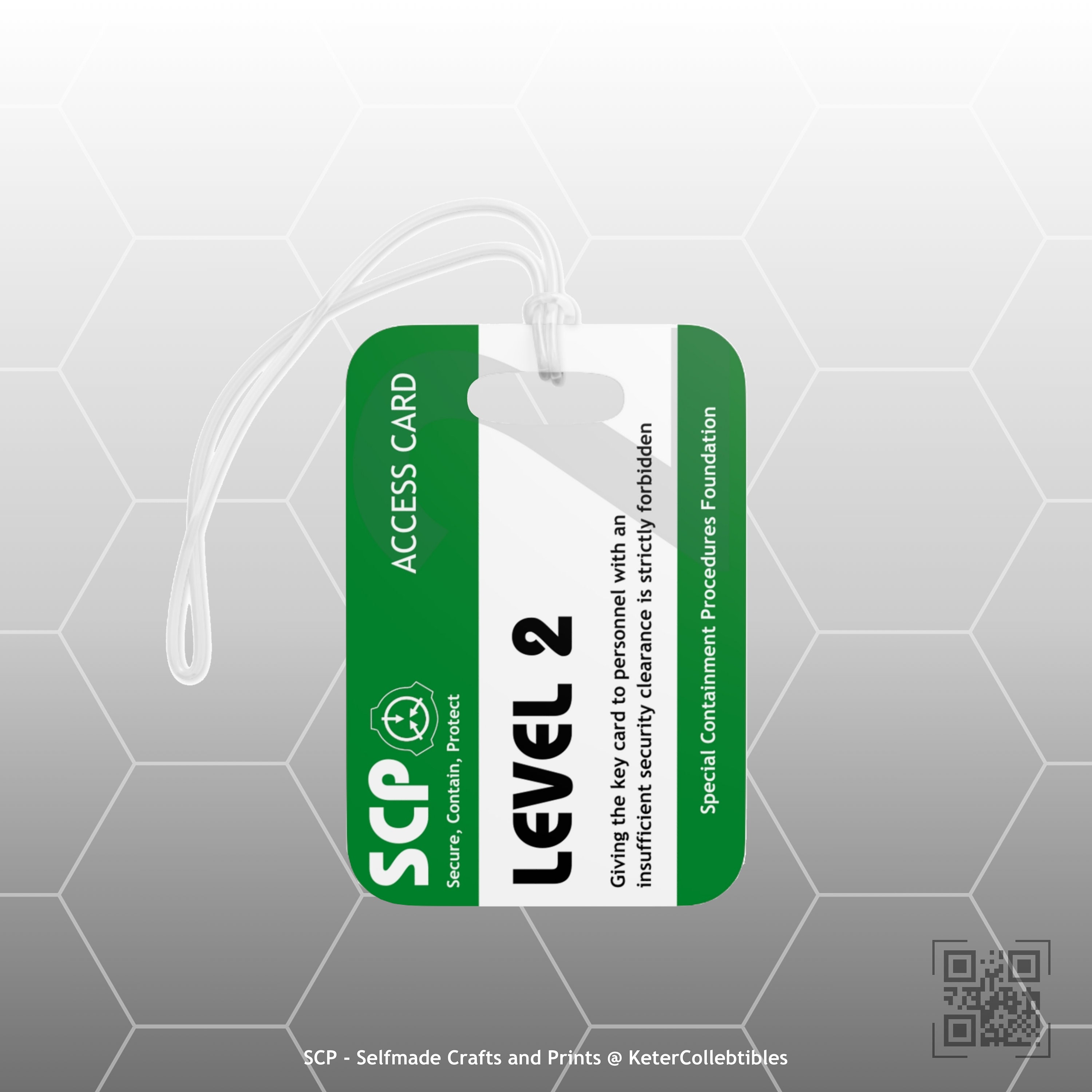 SCP ID Card, Cosplay ID Card, Mtf Id Card, Access Card, Scp Foundation ...