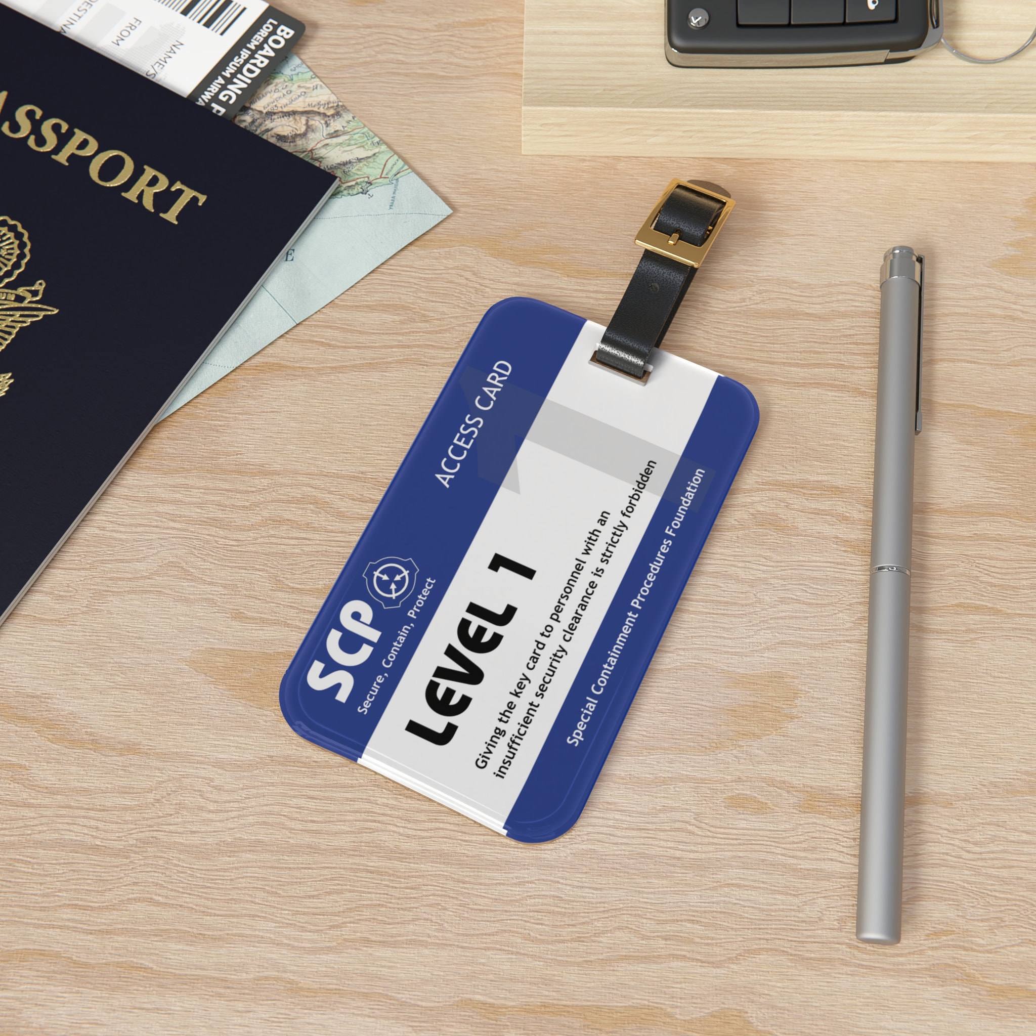 SCP ID Card, Cosplay ID Card, Mtf Id Card, Access Card, Scp Foundation ...