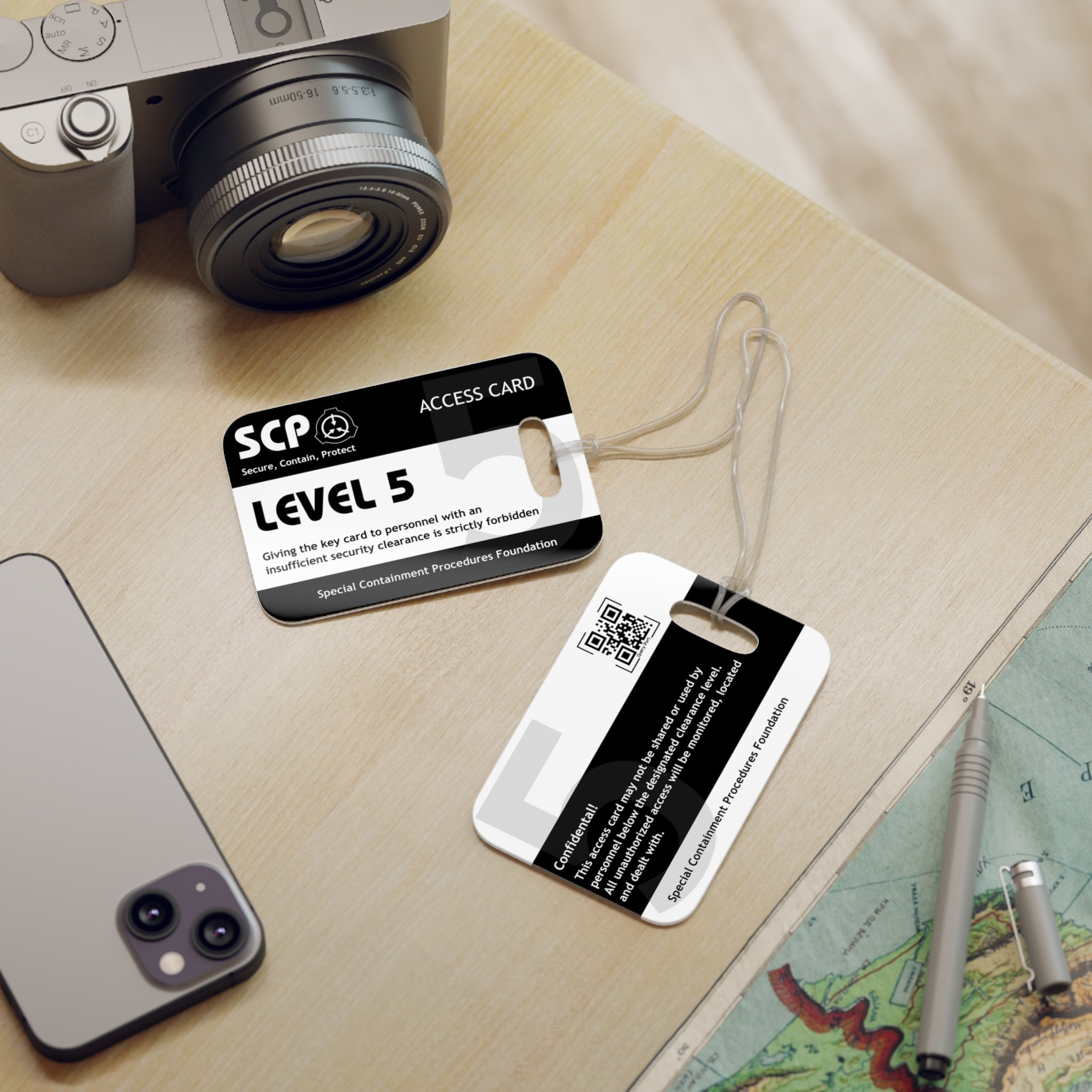 Tarjeta de identificación SCP, Tarjeta de identificación de cosplay ...