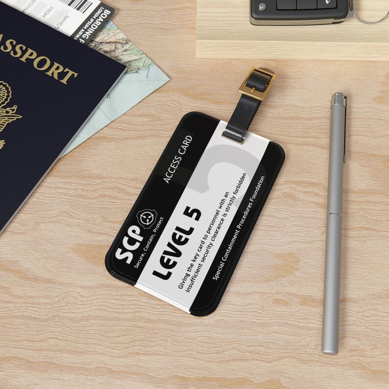 SCP ID Card Scp Foundation MTF Access Card Task Force Special Unit ...