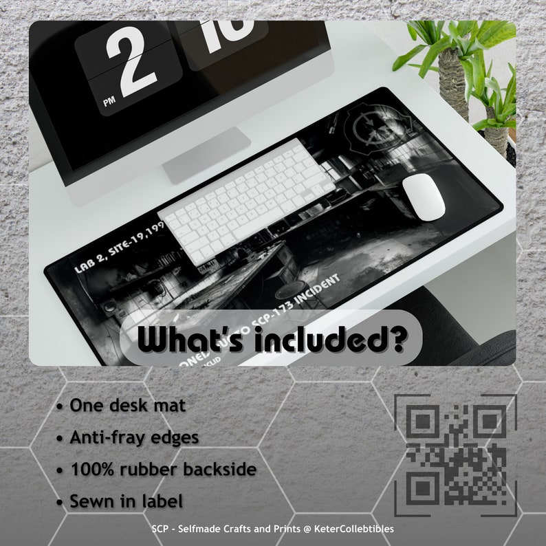 SCP Desk Mat Lethal Company Mouse Pad Scp Foundation Gaming Mouse Pad ...