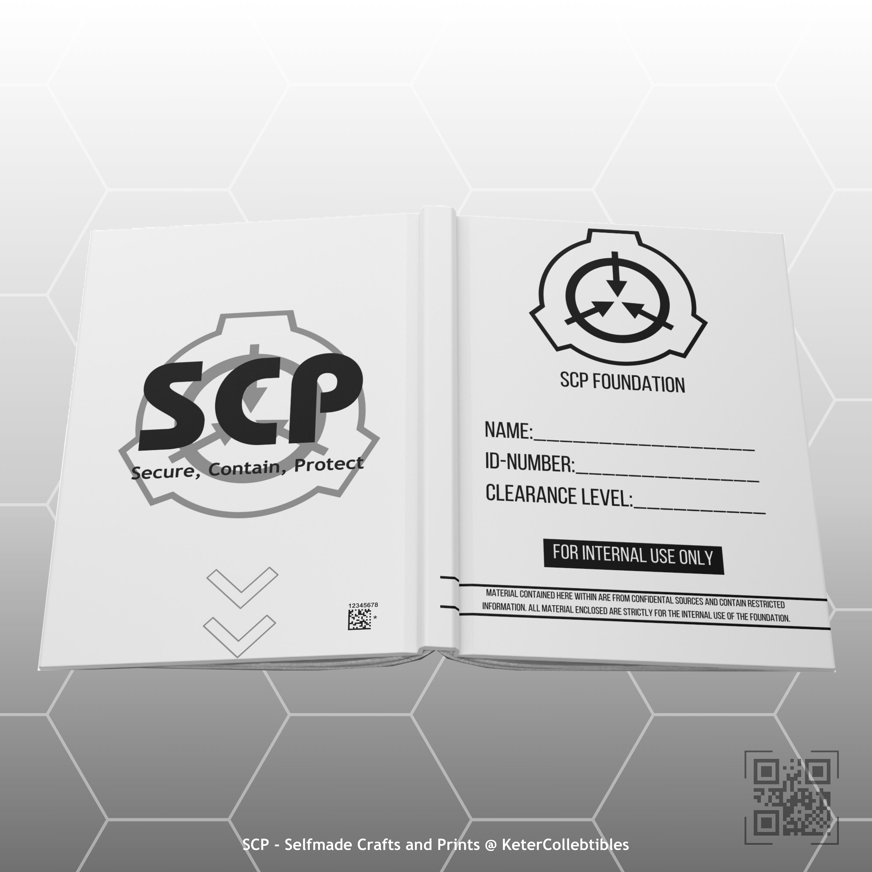 SCP Notebook, SCP Journal, Mtf Notebook, Scp Research Notes, Scp ...