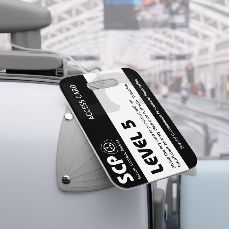 SCP ID Card, Cosplay ID Card, Mtf Id Card, Access Card, Scp Foundation ...