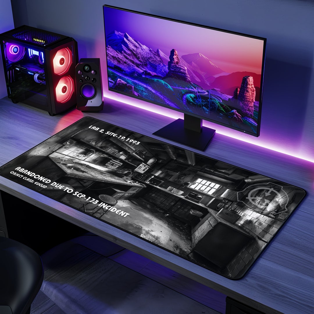 SCP Desk Mat Lethal Company Mouse Pad Scp Foundation Gaming Mouse Pad ...