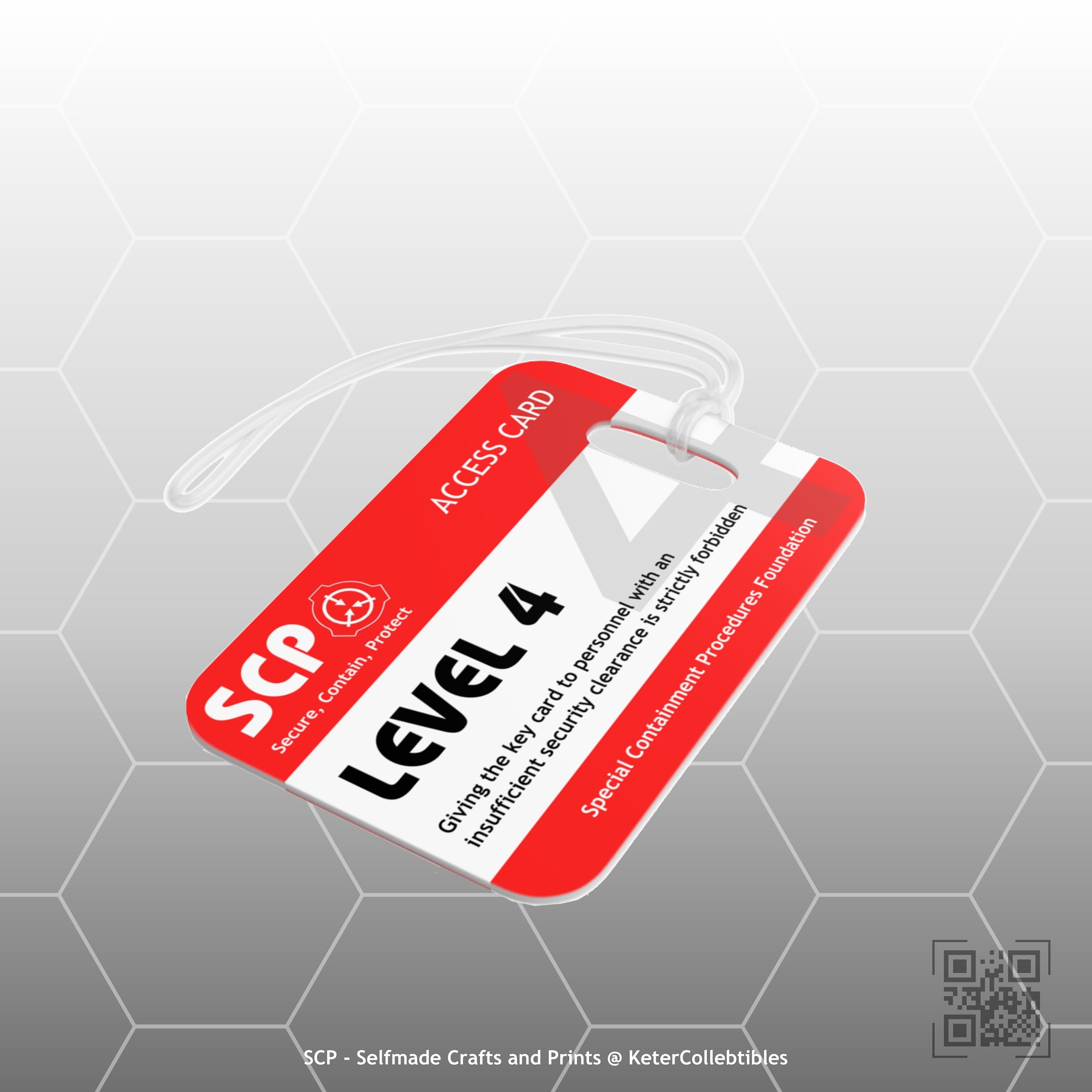SCP ID Card, Cosplay ID Card, Mtf Id Card, Access Card, Scp Foundation ...