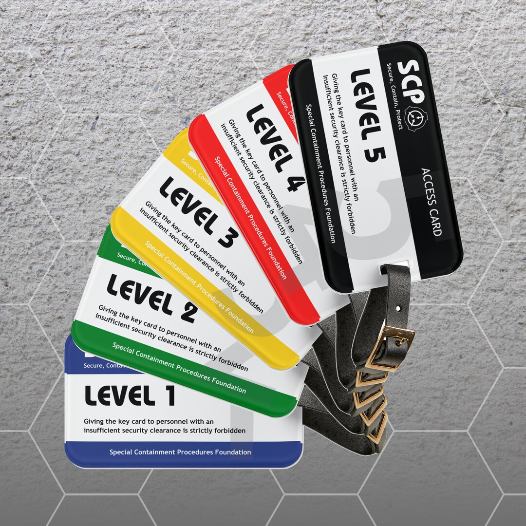 SCP ID Card Scp Foundation MTF Access Card Task Force Special Unit ...
