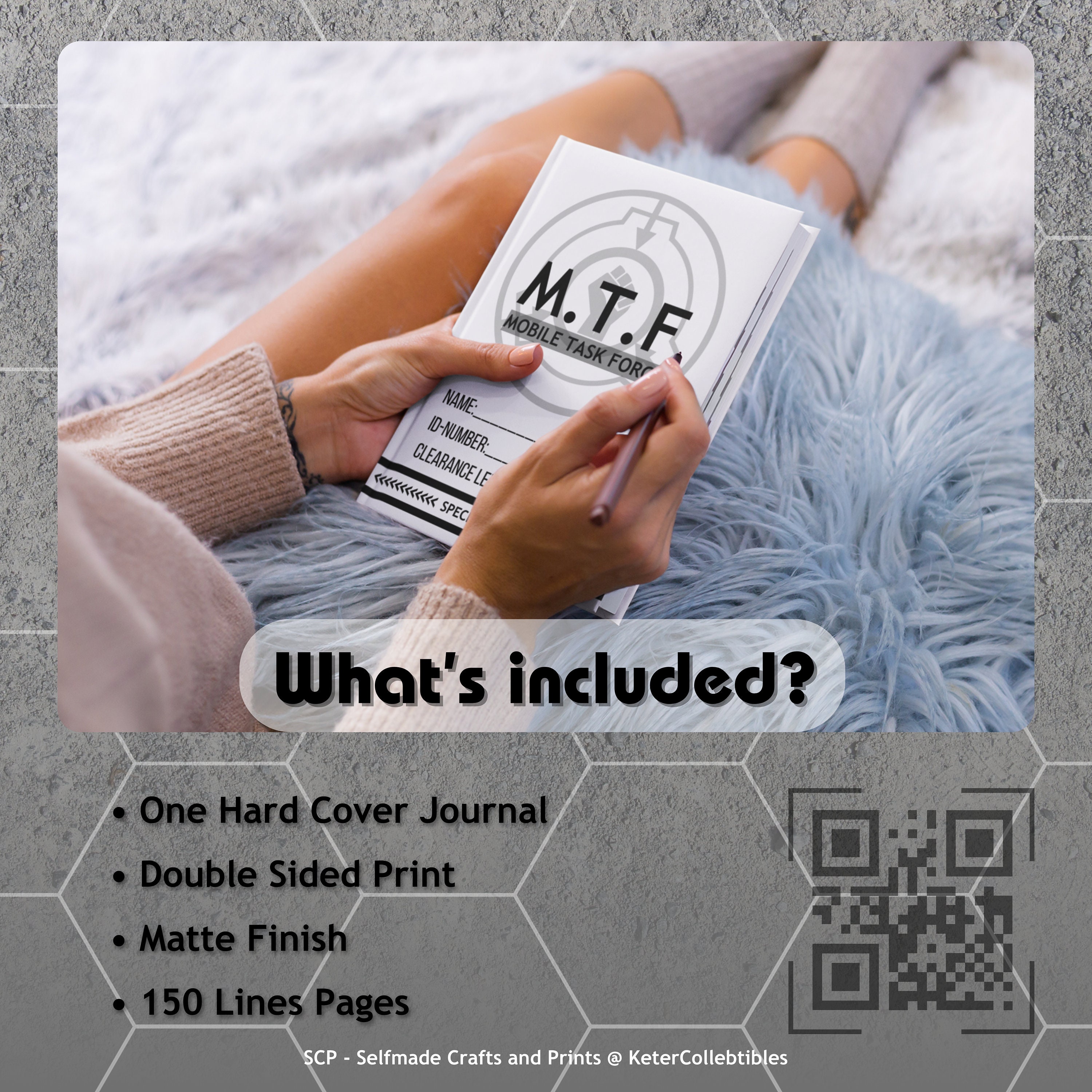 SCP Journal Notebook MTF Research Notes Scp Foundation Role Playing ...