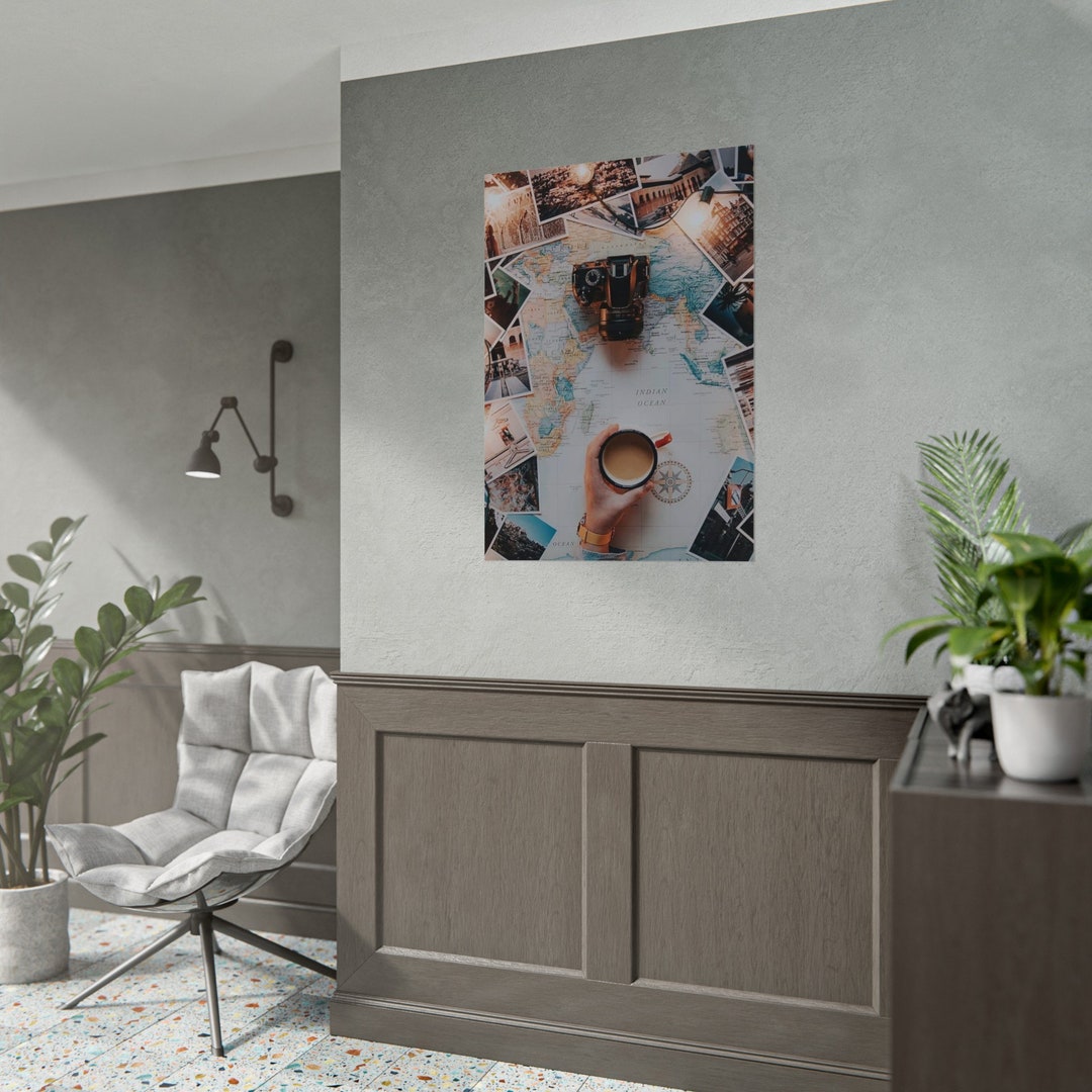 Travel Poster, Globe Poster, Home Decor - Etsy