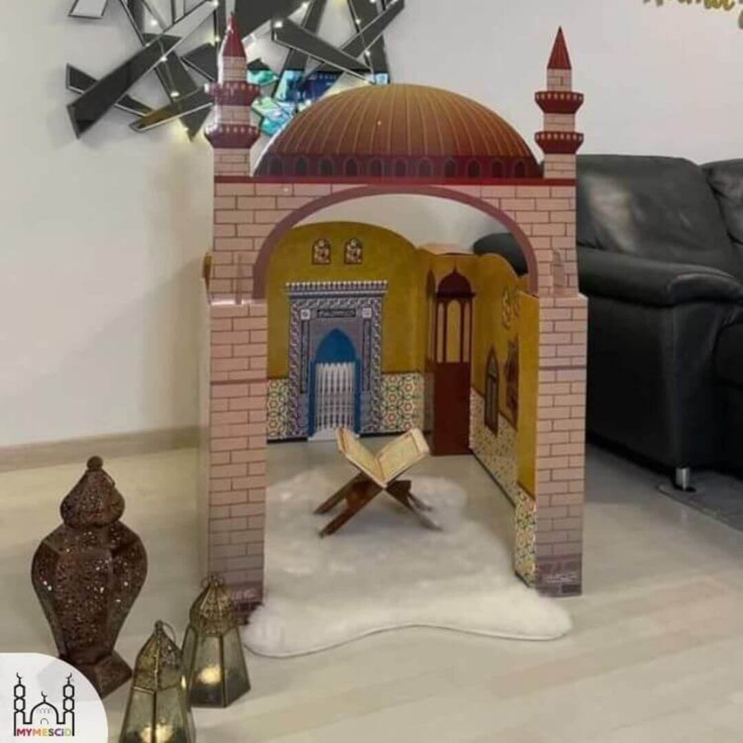 Masjid Playhouse for Muslim Kids, Praying Mosque Child, Islamic Gift ...