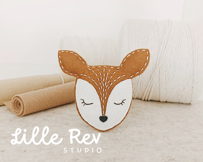 DEER SEWING PATTERN Pdf Felt Ornament for Baby Mobile / Woodland ...