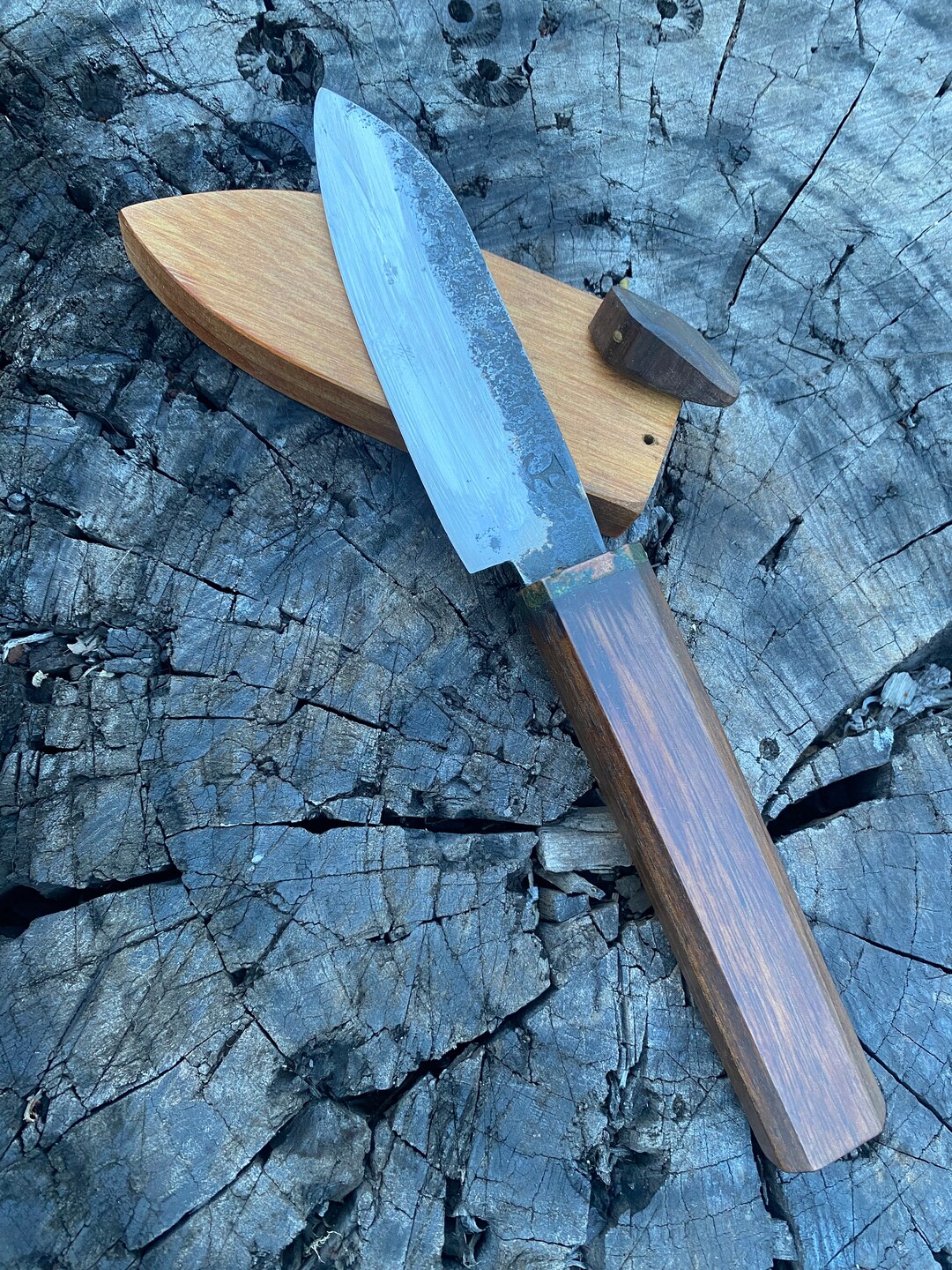 Hand Forged Knife - Etsy