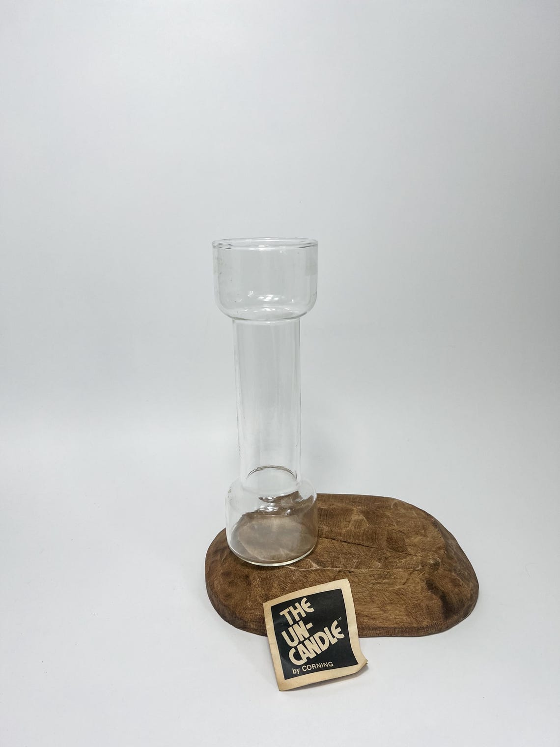 Vintage Pyrex Clear Glass Un Candle 9" - Etsy