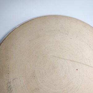 Handmade Studio Pottery Large Serving Plate Tray, Handpainted Floral ...