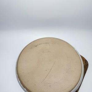 Handmade Studio Pottery Large Serving Plate Tray, Handpainted Floral ...