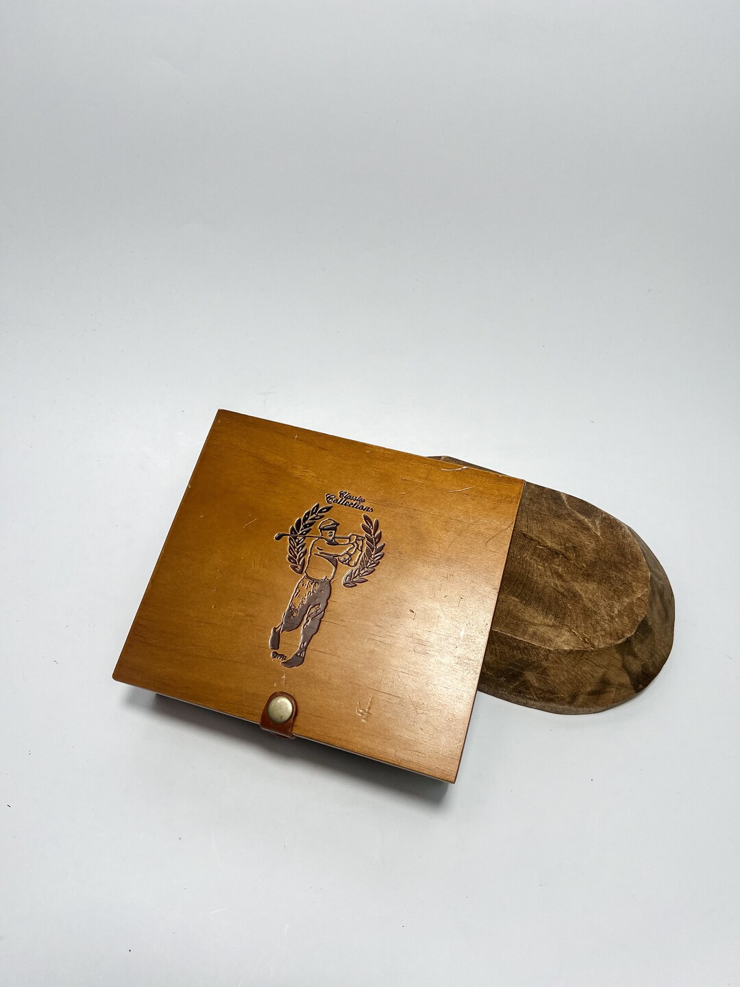 Vintage Golf Engraved Hinged Wooden Box Case - Etsy