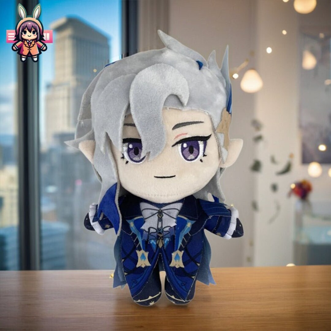 Anime Plush Toy Neuvillette Genshin Impact Cuddle Toy Anime Gift ...