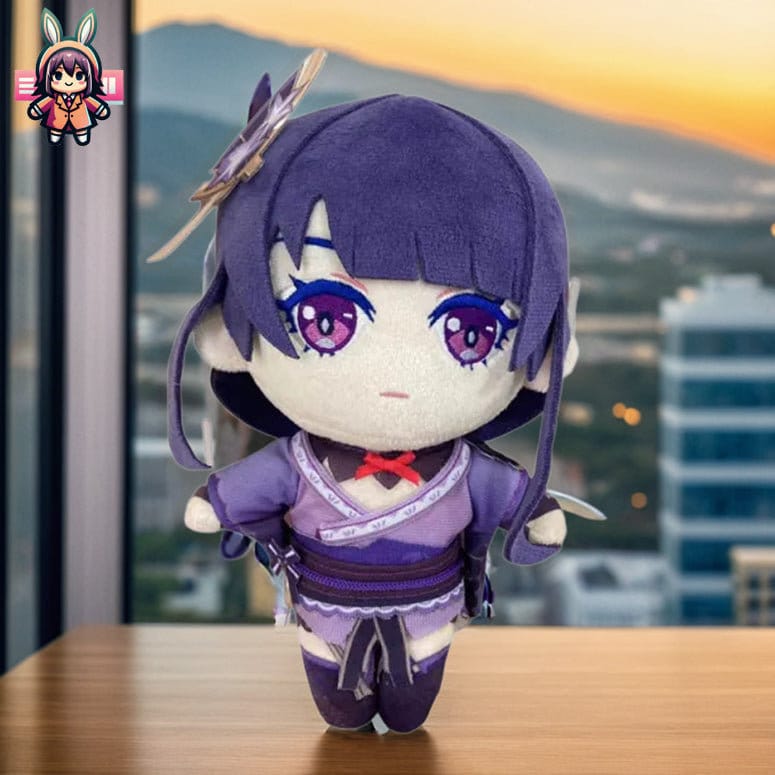 Anime Plush Toy Raiden Shogun Genshin Impact Cuddle Toy Anime Gift ...