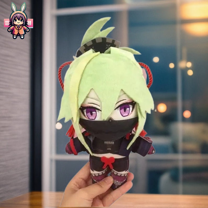 Anime Plush Toy Kuki Shinobu Genshin Impact Cuddle Toy Anime Gift ...
