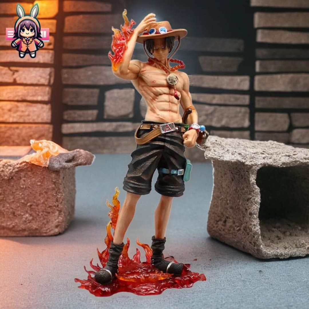 Figure, Portgas D. Ace, Standing Posture, Doll, Statue, Model, Toys ...