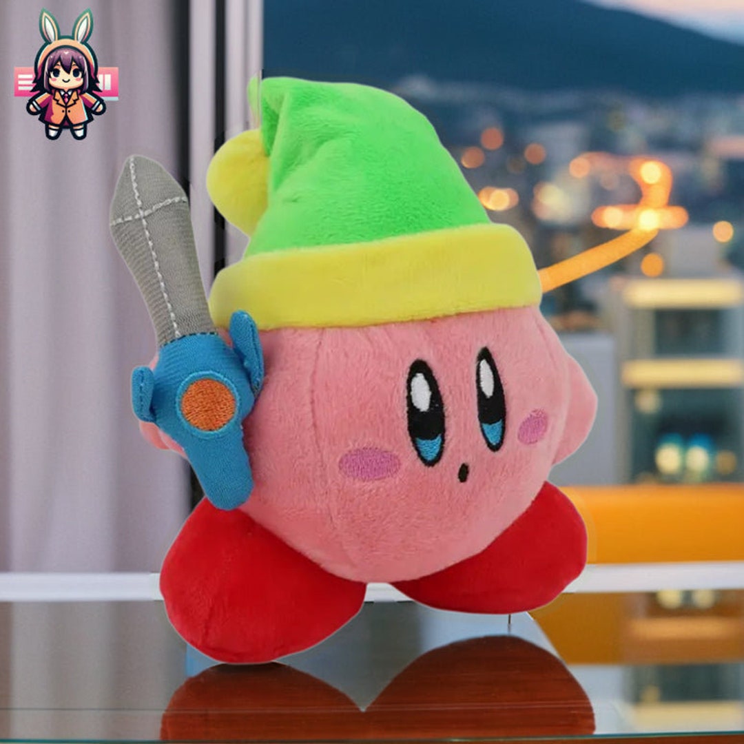 Anime Plush Toy Star Kirb-y Sword Kawaii Cuddle Toy Anime Gift Plushies ...