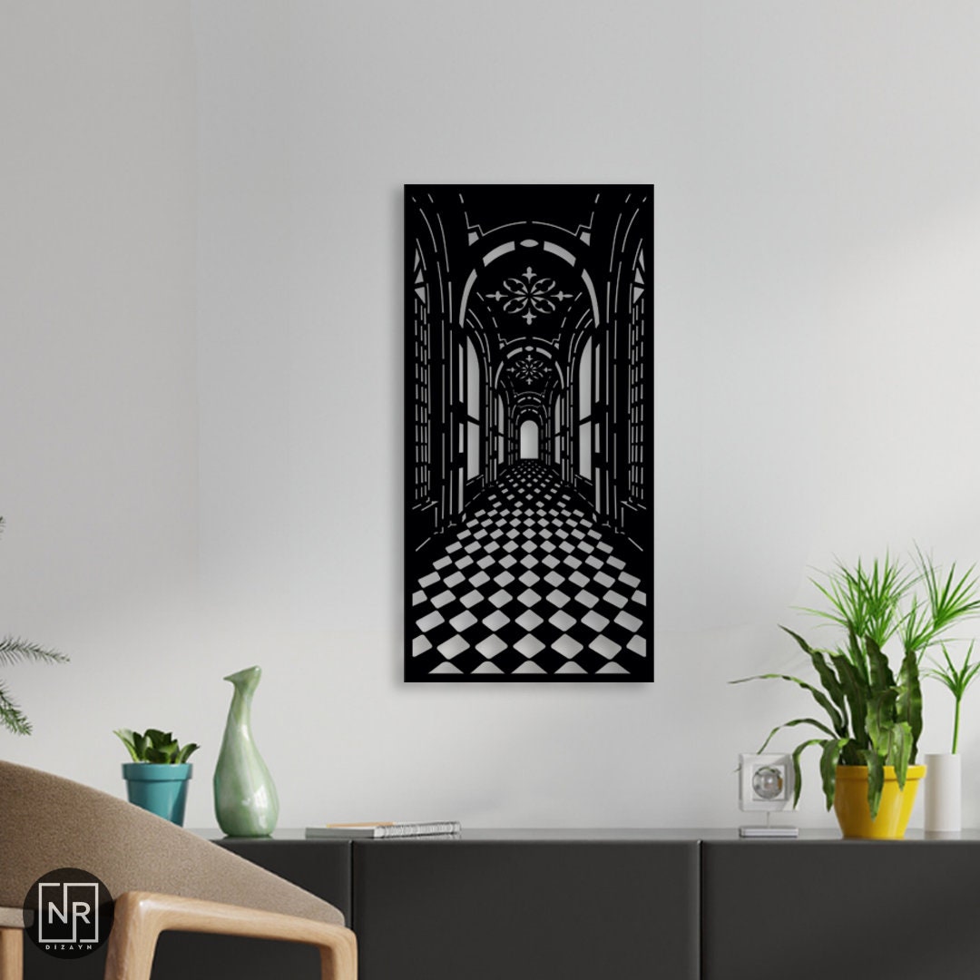 Corridor Decorative Metal Wall Table - Etsy