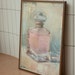 Pink Perfume Wall Art,coquette Parfüme Bottle Painting,fashion Girly ...