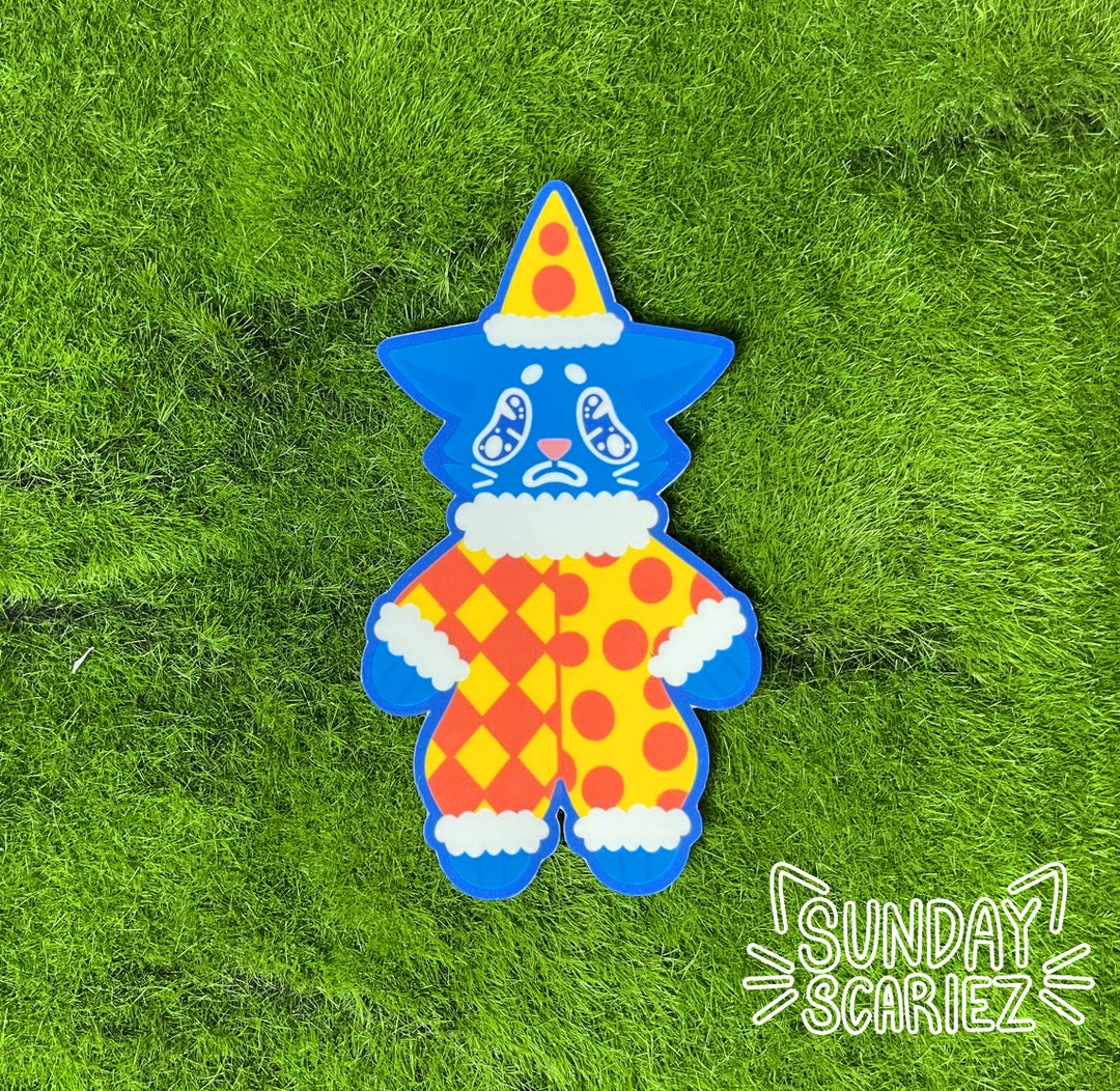 Clown Cat | Cute Stickers, Animal Stickers, Cat Stickers, Bunny ...