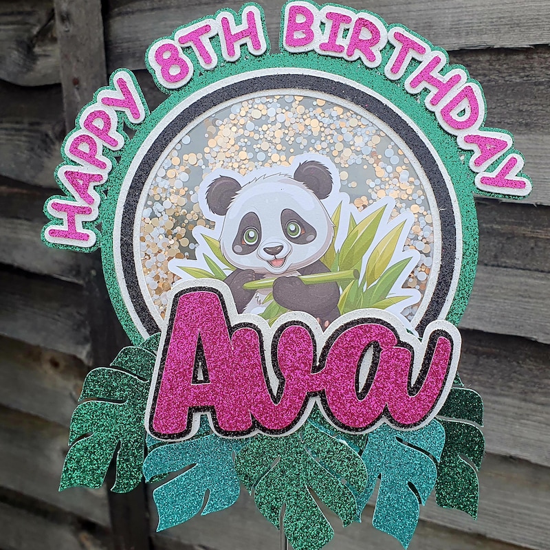 Panda Cake Topper - Etsy