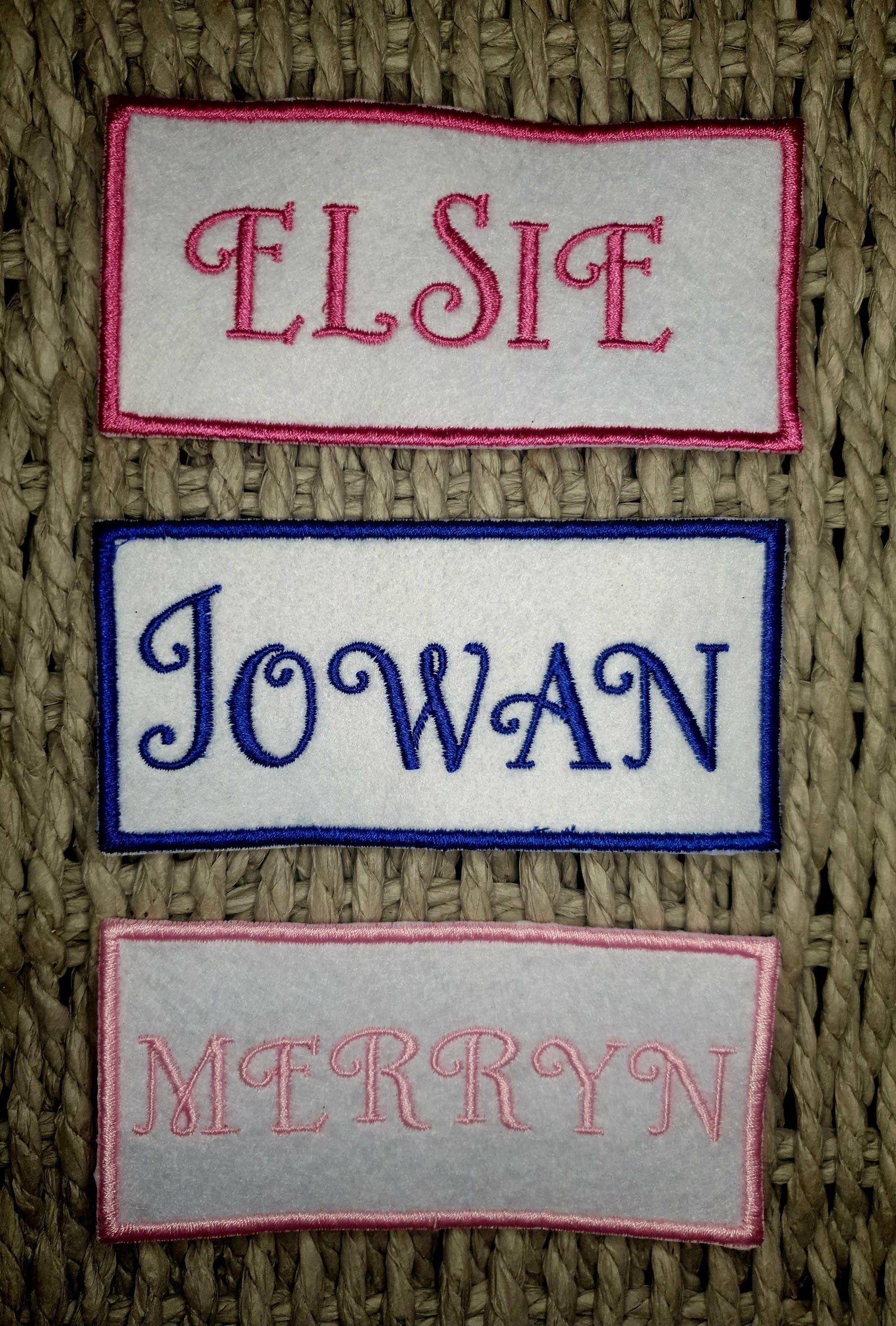 Christmas Stocking Labels 4 X 2 Rectangles With Choice of Wording and ...