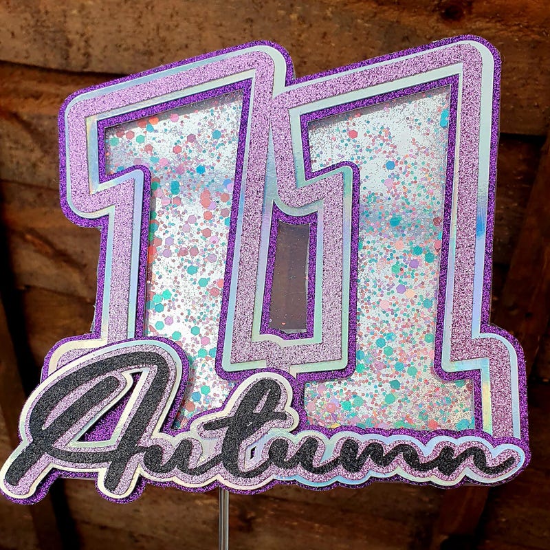 Shaker Cake Topper - Etsy