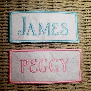 Christmas Stocking Labels 4 X 2 Rectangles With Choice of Wording and ...