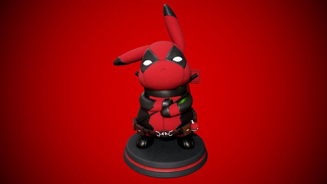 Pikapool Action Figure Resin 3D Printed 3D Model Free Shipping - Etsy