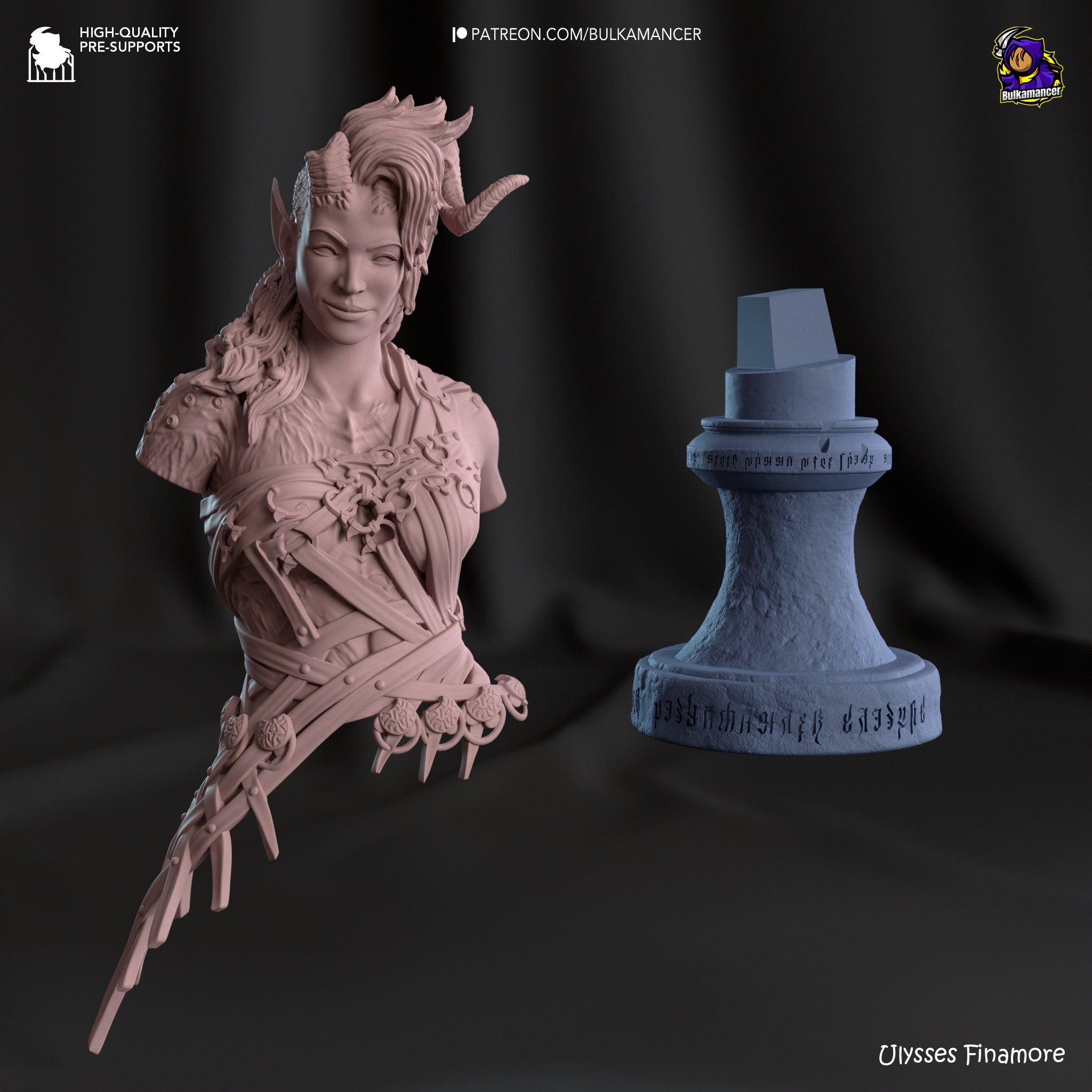 Karlach BG3 3D Printed Figure Bulkamancer Free Shipping - Etsy UK