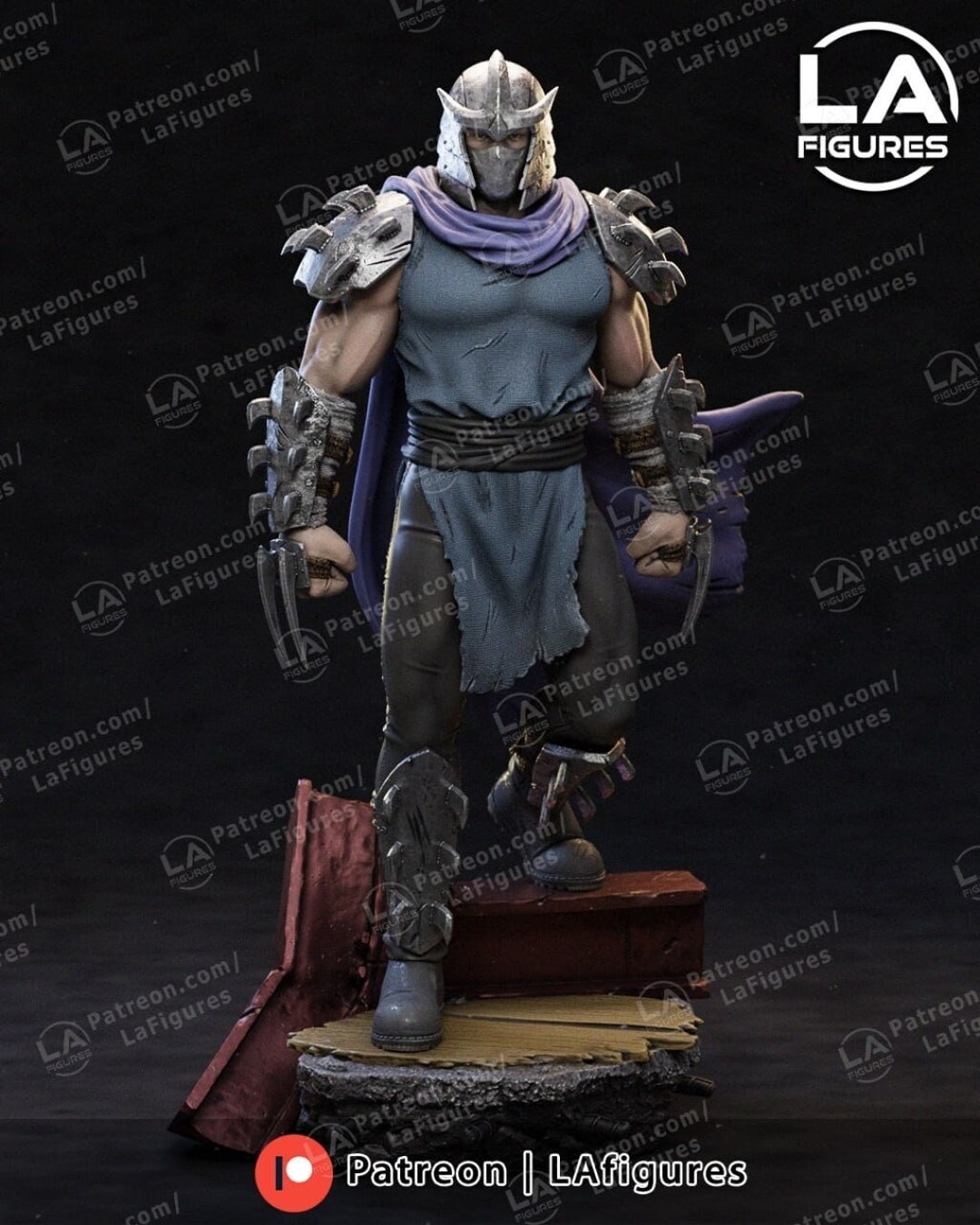 SHRED DER Action Figure Resin 3D Printed 3D Model Free Shipping - Etsy