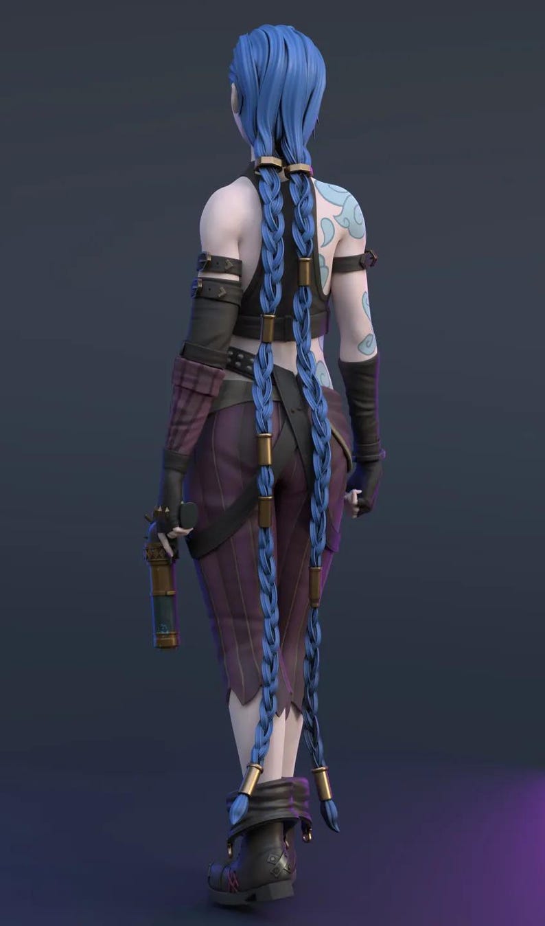 Jinx 3D STL File for 3D Printer 3D Print Model Gift Movie Lover Action ...