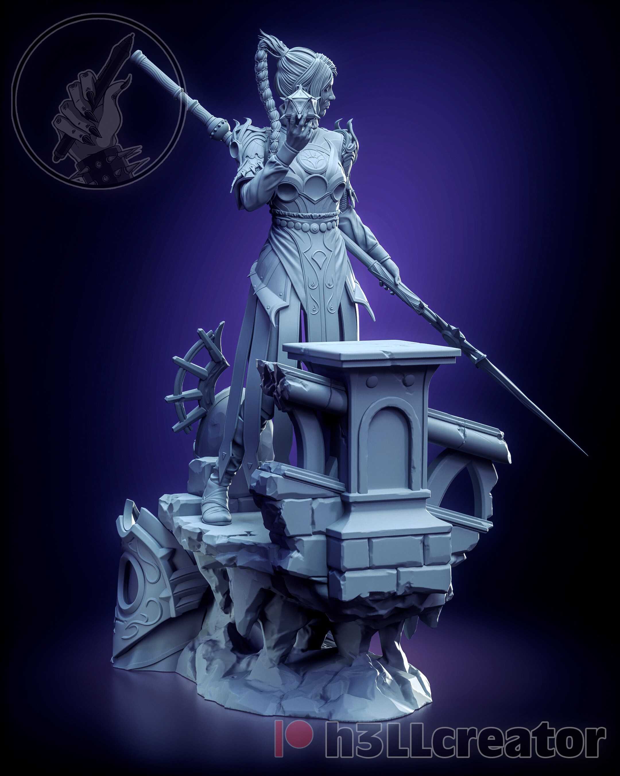 Shadowheart BG3 3D Printed Figure H3LL Creator - Etsy