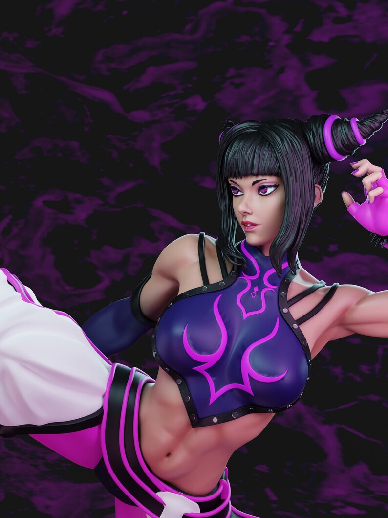 Juri Han Action Figure Resin 3D Printed Street Fighter 3D Model Free Shipping - Etsy