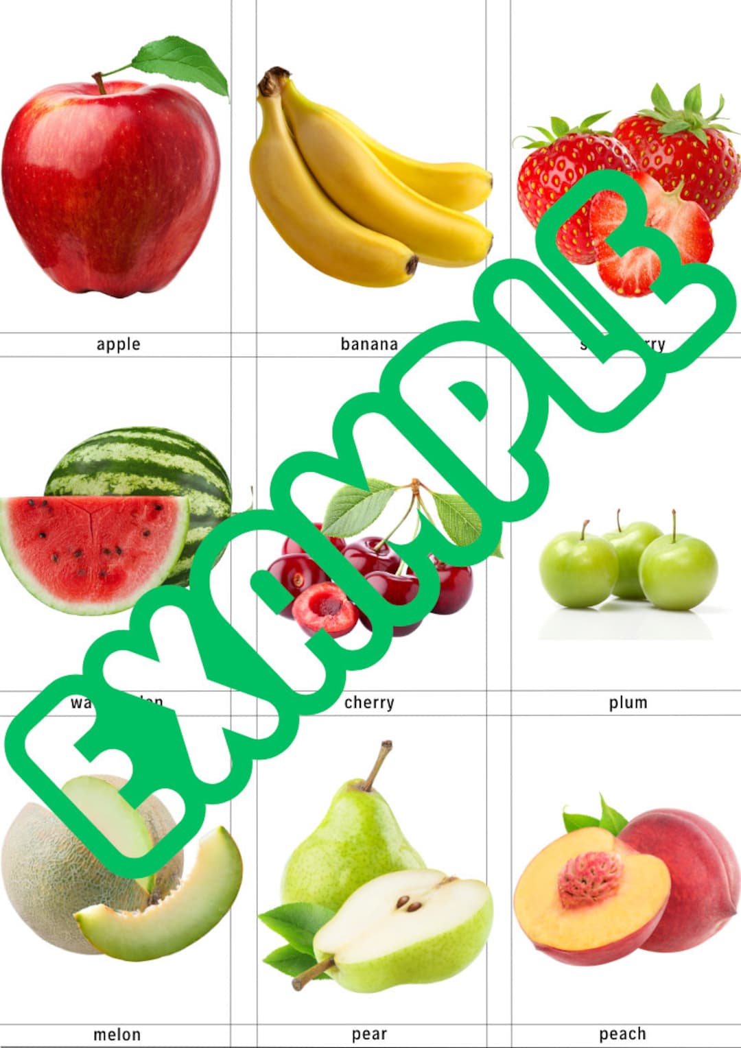 Printable PDF Booklet | Fruits and Vegetables Guide for Kids - Etsy