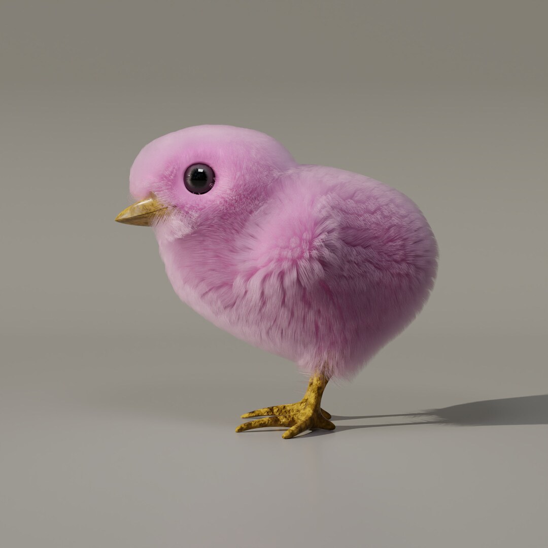Cute Pink Baby Bird, Digital Download Ideal for Mothers Day Greetings ...