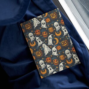 Retro Halloween Seamless Pattern, Retro Style Halloween Digital Papers ...